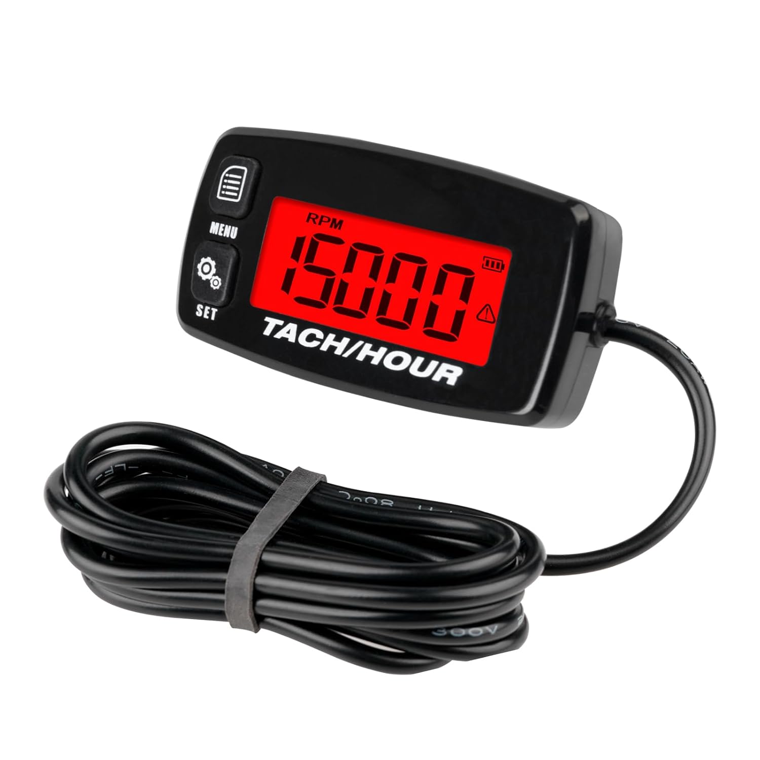 Runleader RL-HM032A-1 Digital Hours Tachometer for Maintenance, Backli