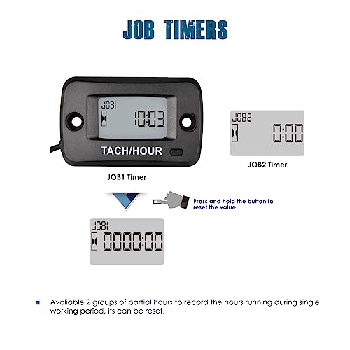 Runleader RL-HM019R Digital Self Powered Tach/ Hour Meter, Maintenance